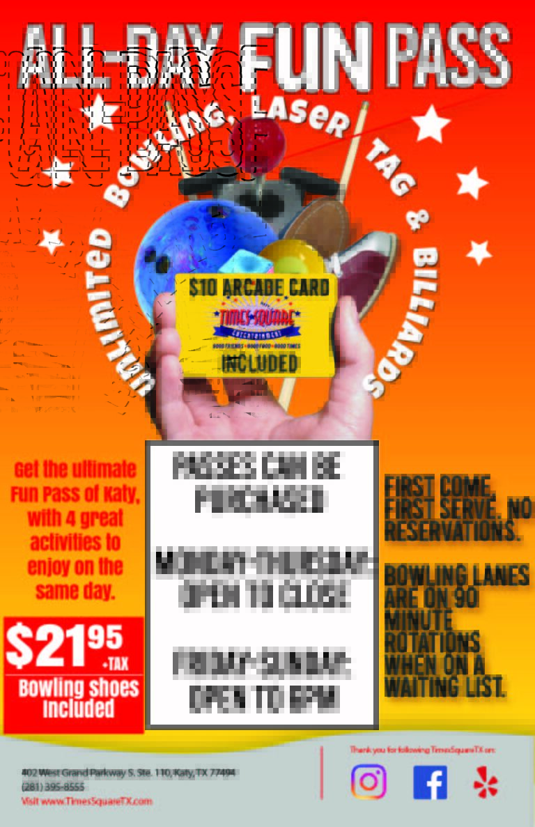 Bowling Alley | Family Fun | Times Square Entertainment | Katy, TX